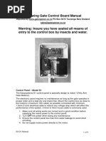 GEM Remote Lift Control Manual | PDF | Switch | Manufactured Goods