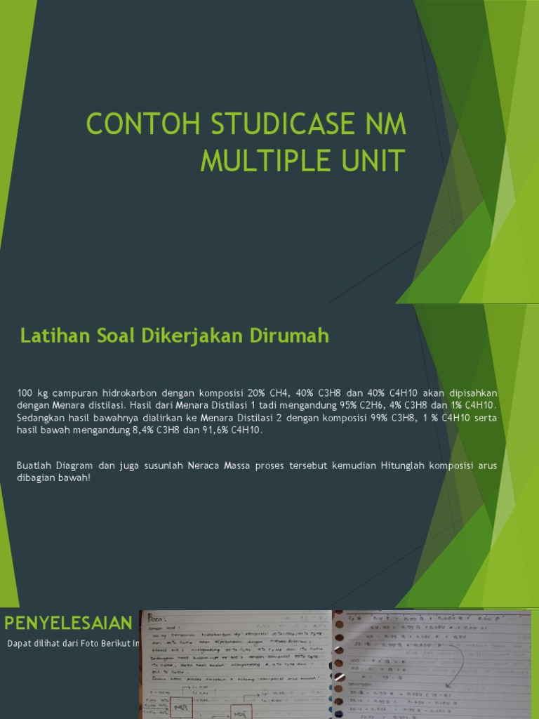 Contoh Studicase NM Multiple Unit | PDF