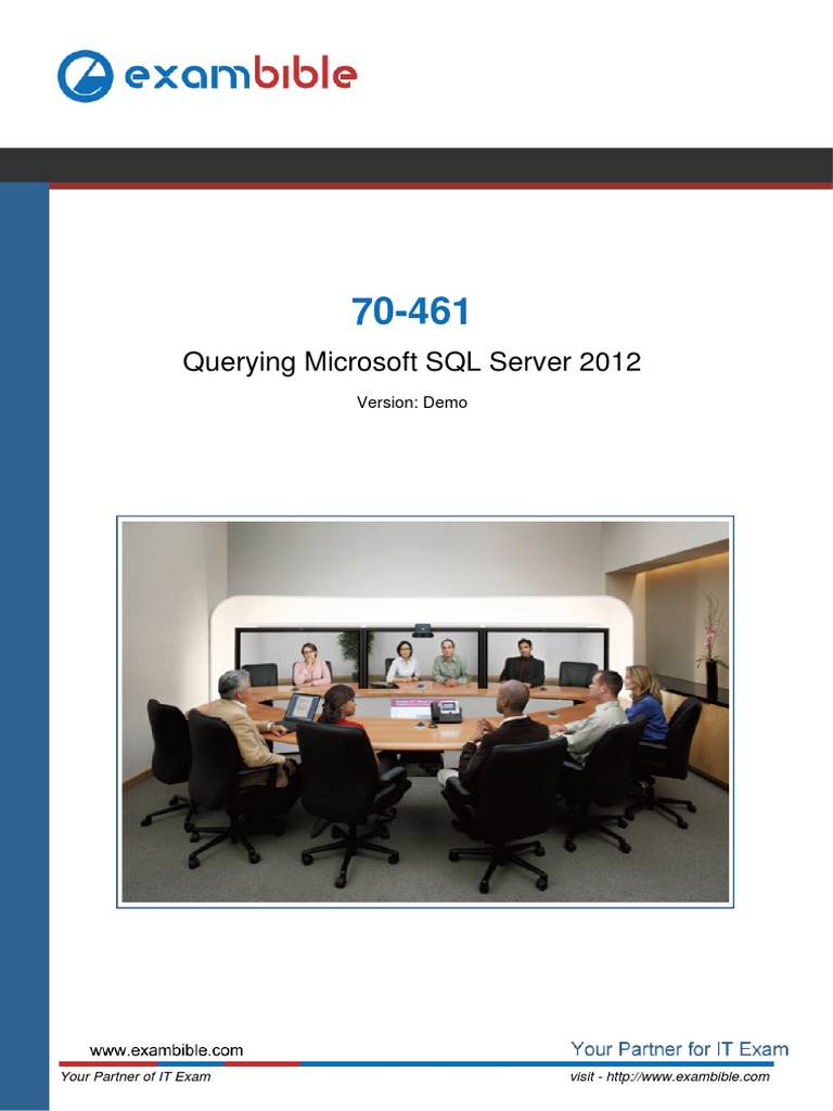 Querying Microsoft SQL Server 2012: Version: Demo | PDF | Database Index | Databases