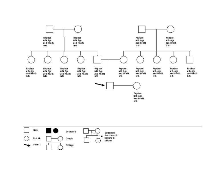 Genogram Template | PDF