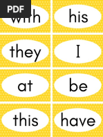 Sight Words 1 | PDF
