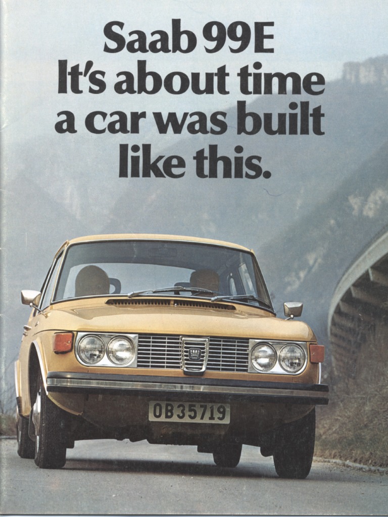 Saab 99 e 1972 | PDF