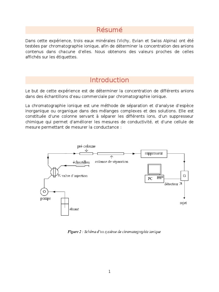 Ion Chromato 09 | PDF | Chimie | Sciences physiques