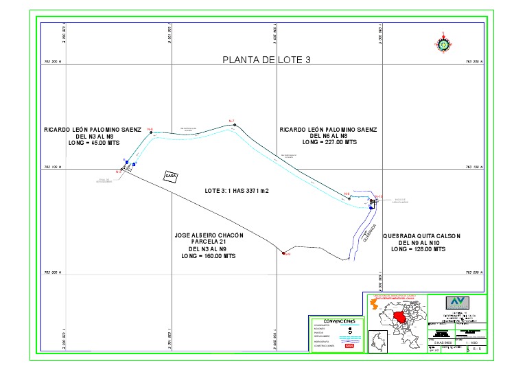 Plano de Lote 3 | PDF | Colombia