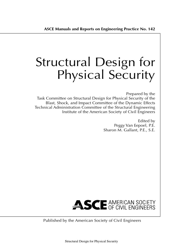 Structural Design For Physical Security State of The Practice | PDF