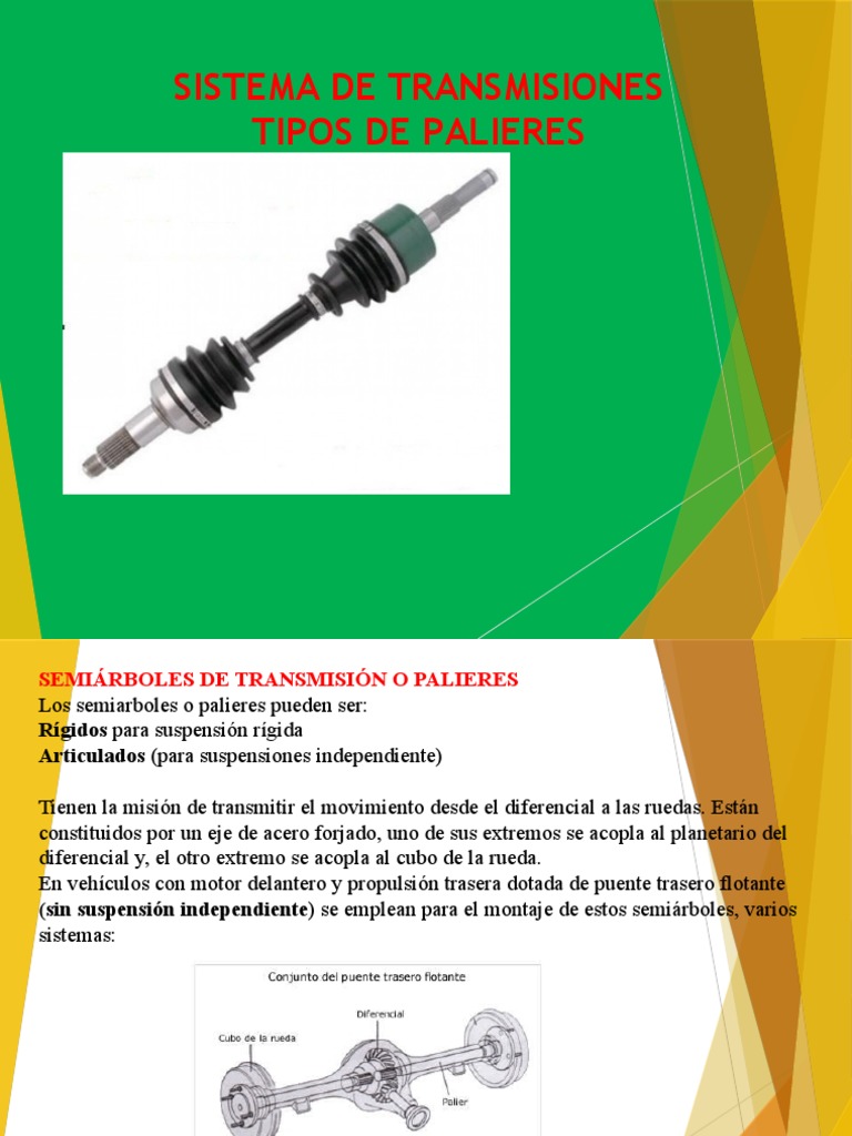 Palier | PDF | Eje | Física Aplicada e Interdisciplinaria