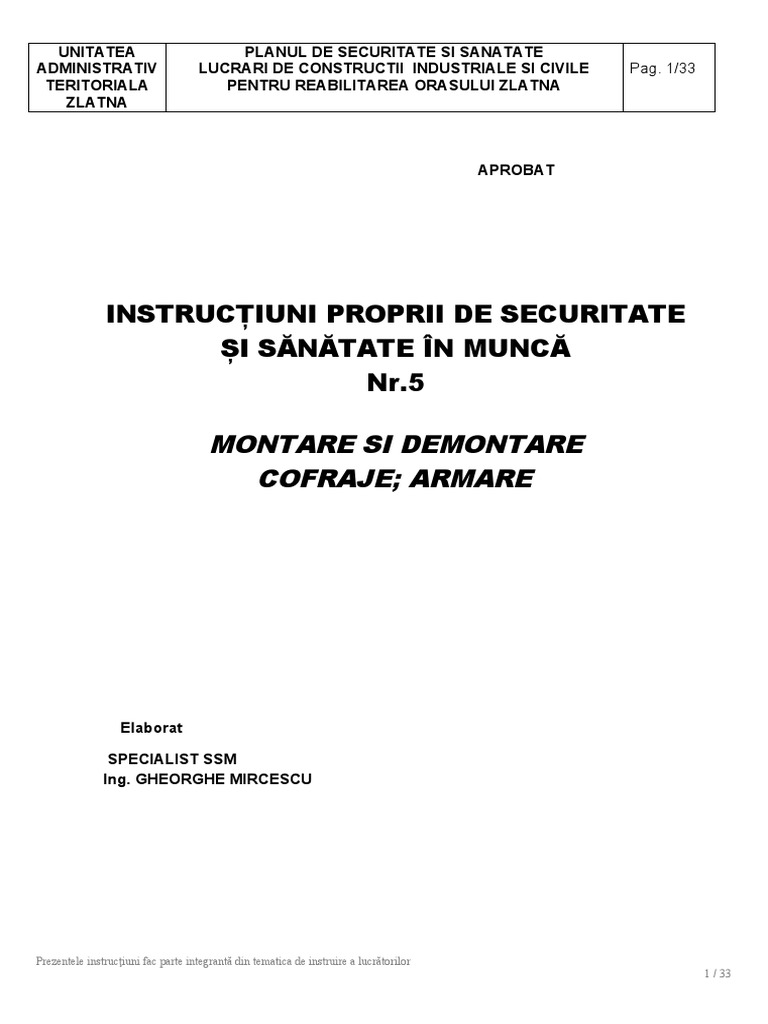 Ip Ssm-05-Cofraje | PDF
