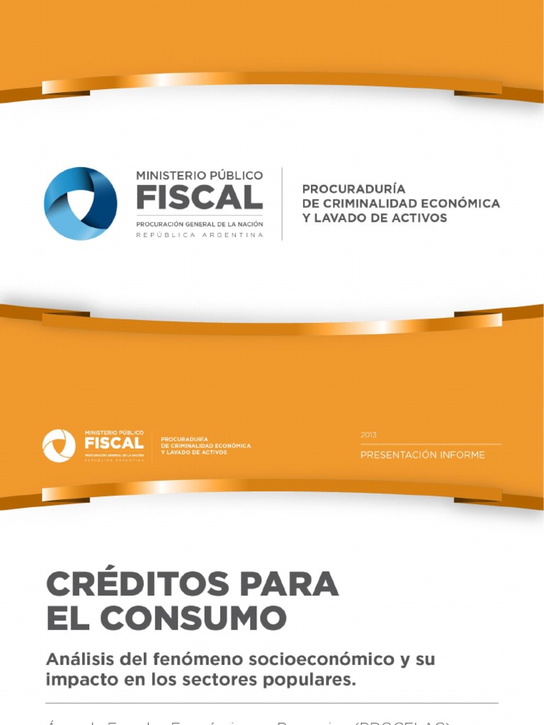 Biscay y Otros MPF PPT Investigación Créditos para El Consumo en CABA | PDF | Comercio | Dinero