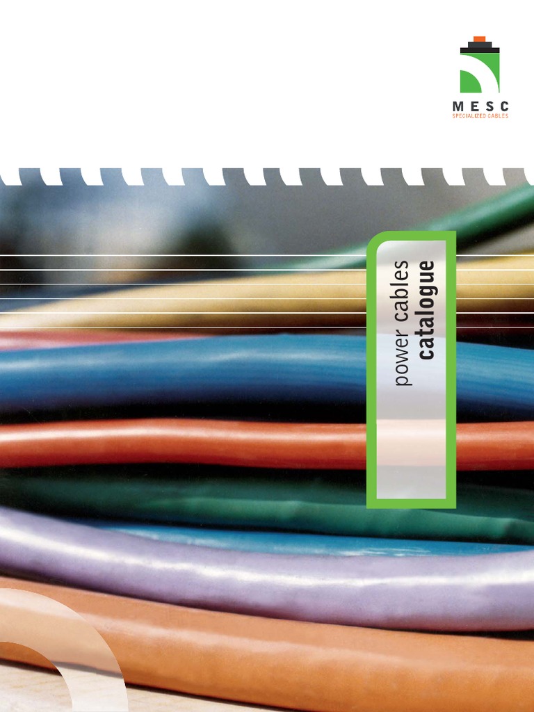 Mesc Power Catalogue | PDF | Electrical Wiring | Electrical Conductor