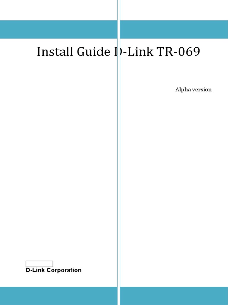 Install Guide D-Link TR-069: Alpha Version | PDF | Java Virtual Machine | Sudo