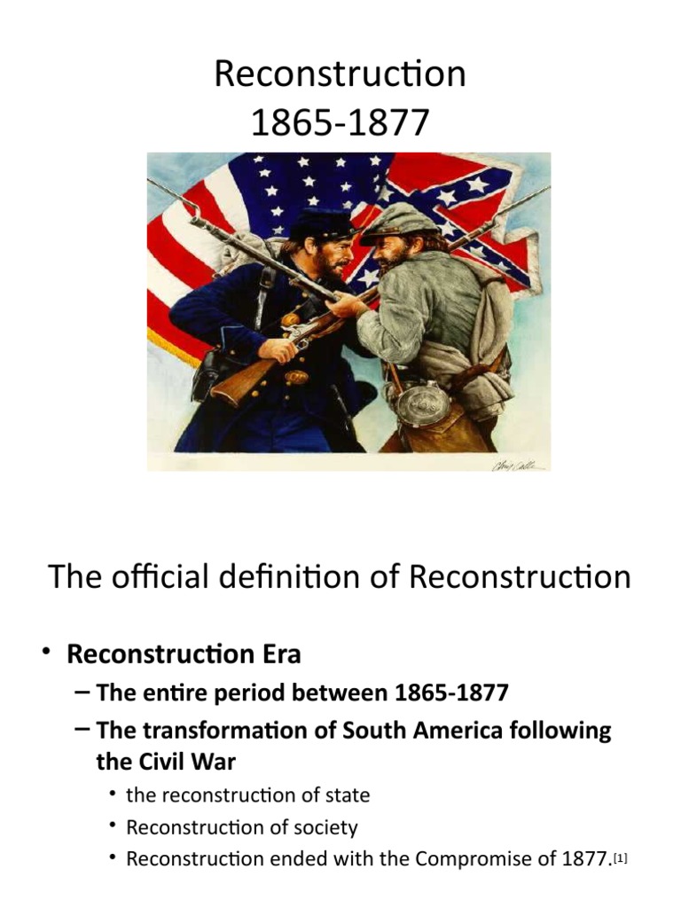 Reconstruction GIlded Age Booker T and DuBois | PDF | Reconstruction ...