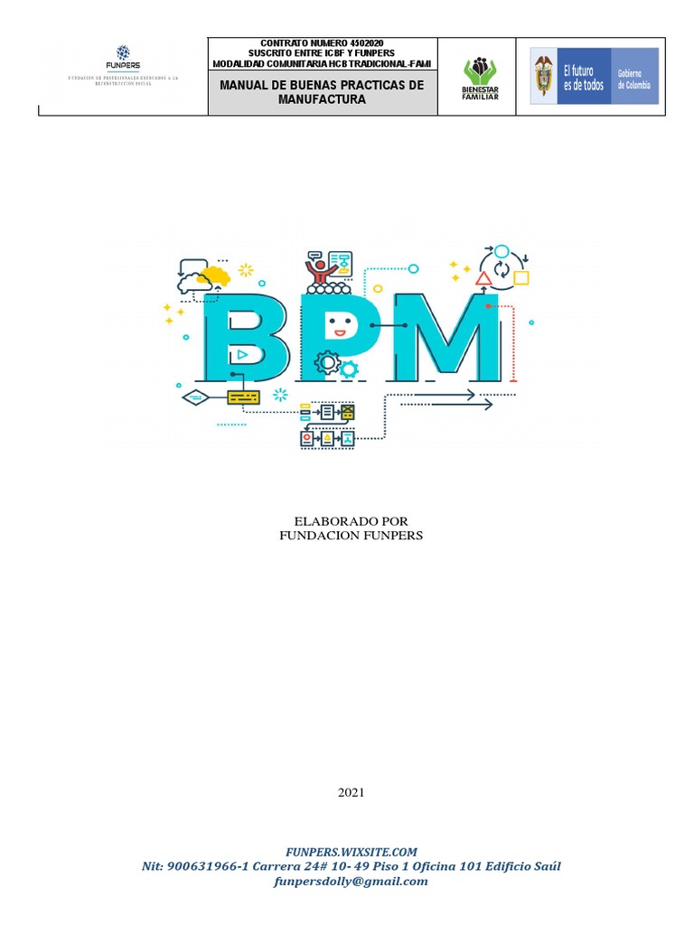 Manual BPM | PDF | Alimentos | Seguridad alimenticia