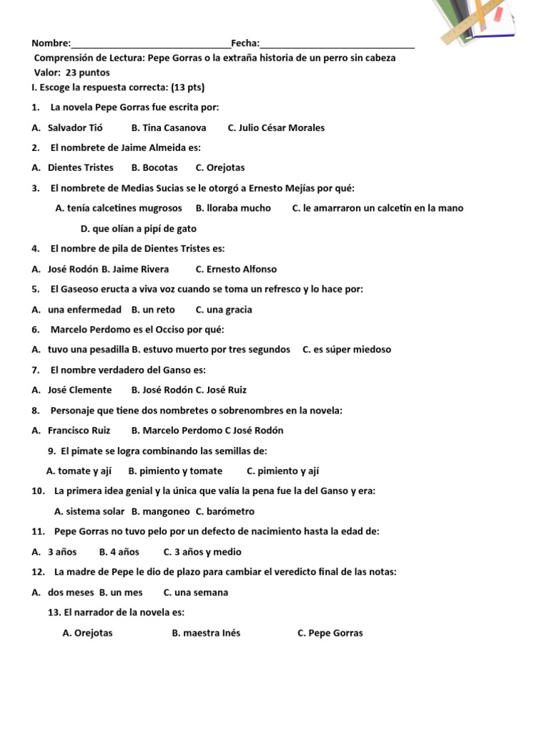 Capitulos 1-3 Pepe Gorras | PDF | Artes del Lenguaje y Comunicación