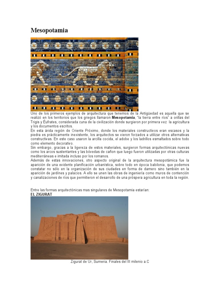 Mesopotamia Pdf Babilonia Mesopotamia