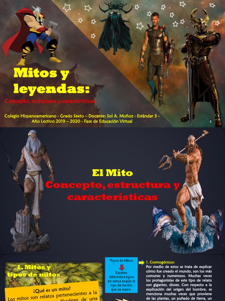 Mitos y Leyendas: Conceptos y Tipos | PDF | Leyendas