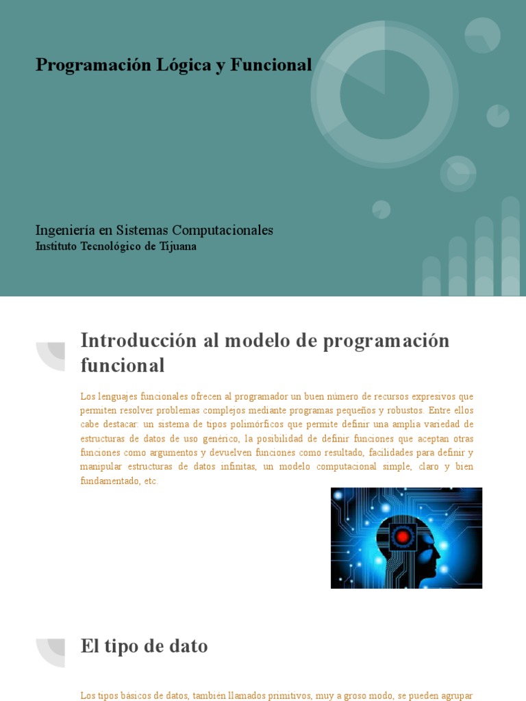 Programación Lógica y Funcional - Unidad 2 | PDF | Programacion Funcional | Programación de ...