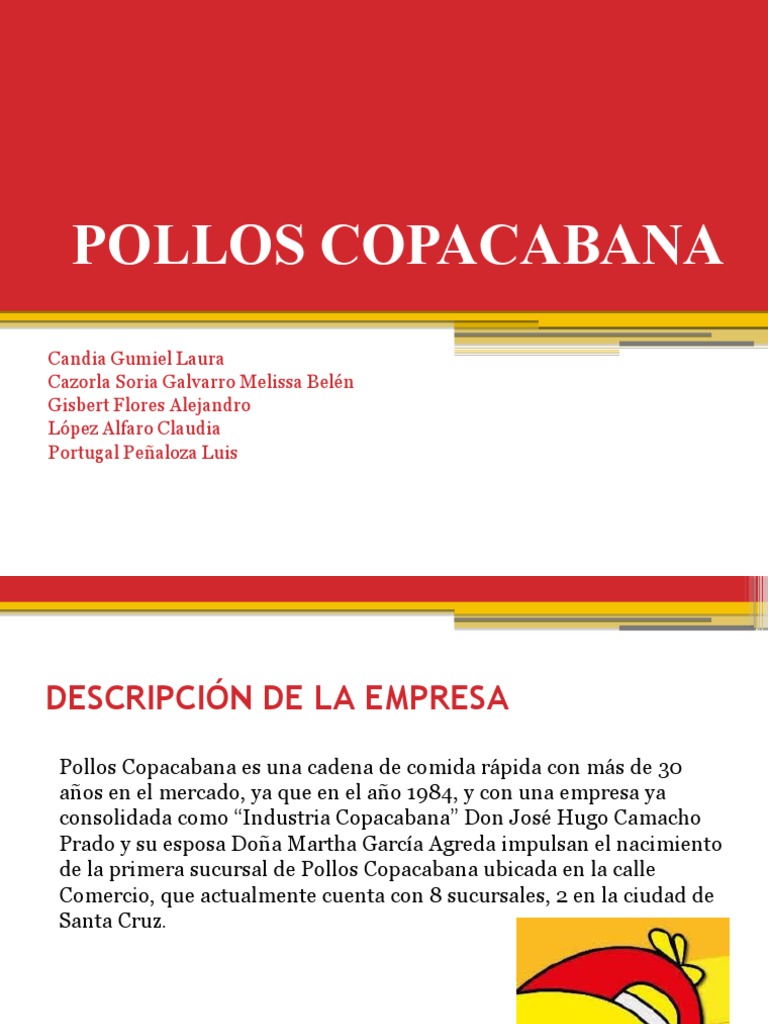 Pollos Copacabana Mel | PDF