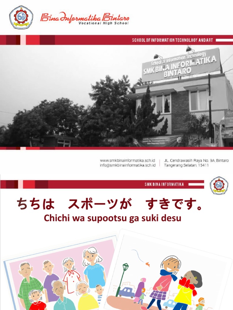 Bahasa Jepang KD 3.7 Kazoku - Chichi Wa Supootsu Ga Suki Desu | PDF ...