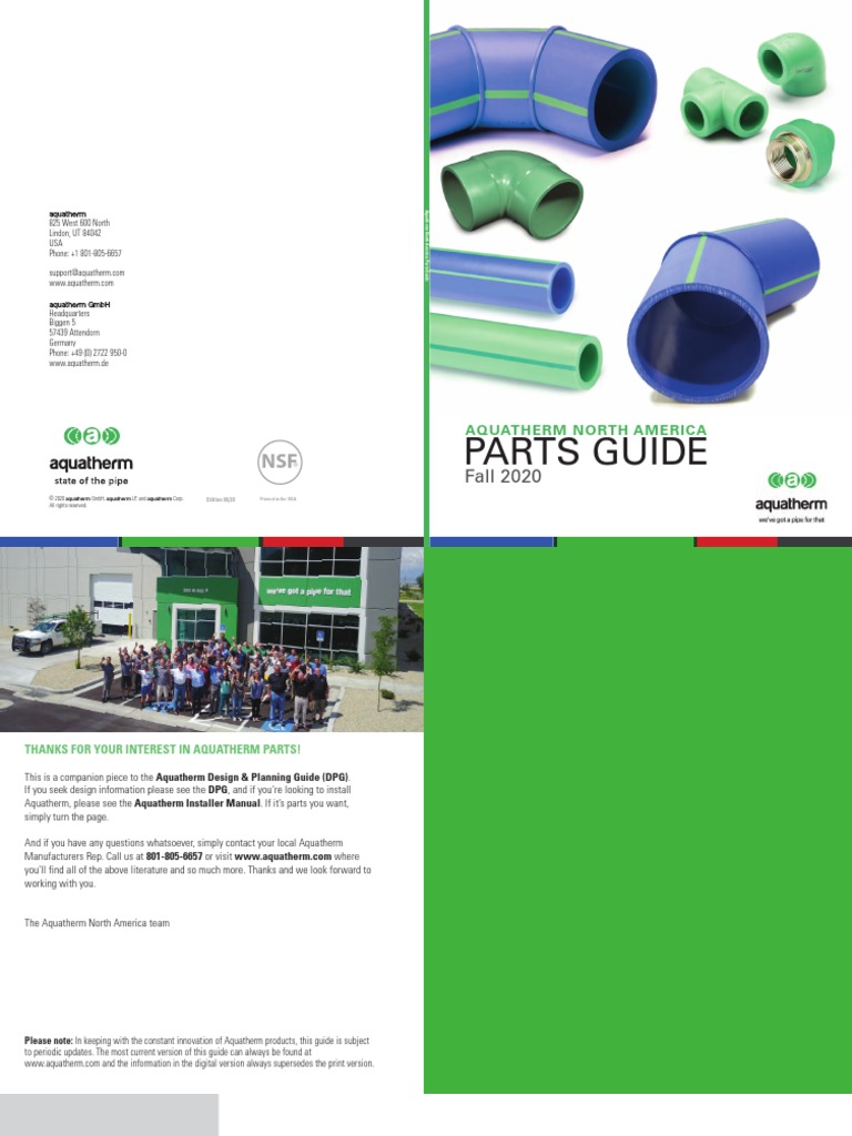 PartsGuide Fall2020 Web | PDF | Pipe (Fluid Conveyance) | Length