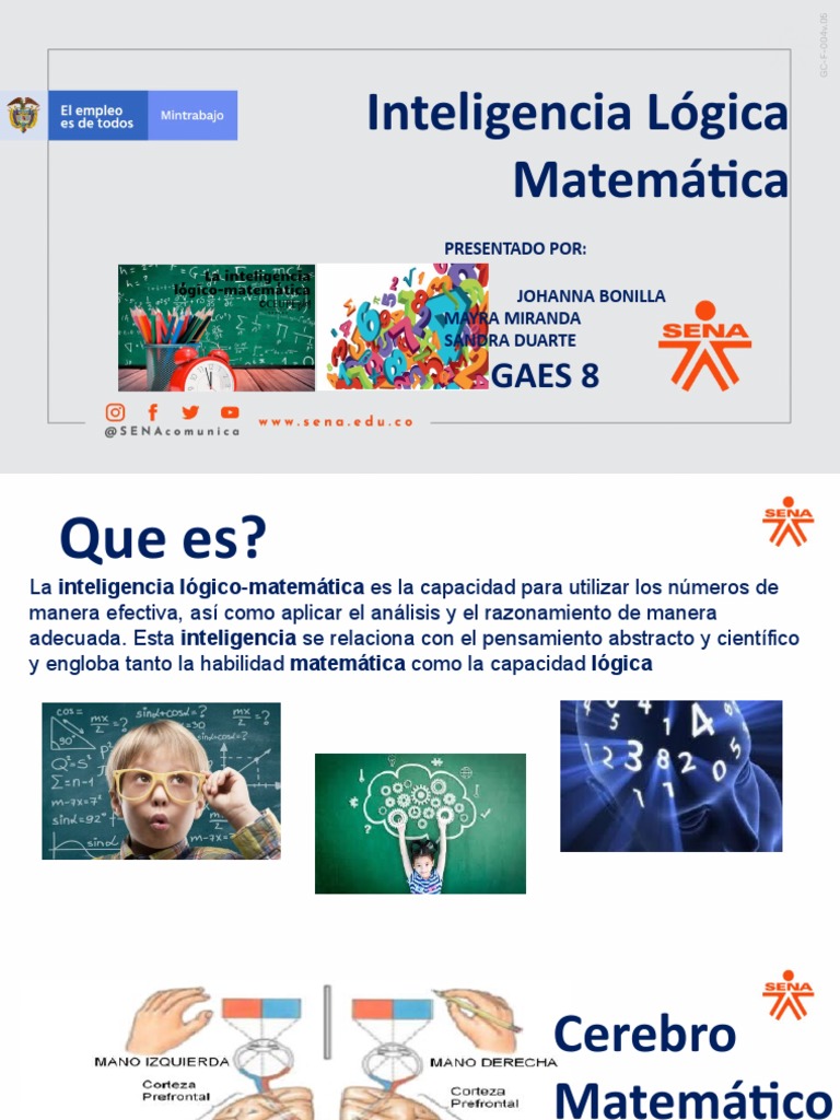 Inteligencia - Logica Matematica | PDF