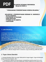 Kebijakan-Kebijakan Daendels | PDF