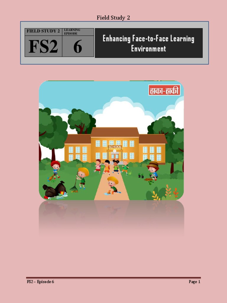 FS2 - Episode 6 | PDF | Classroom | Learning