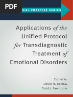 Unified Protocol for Emotional Disorders | PDF | Feeling | Emotions