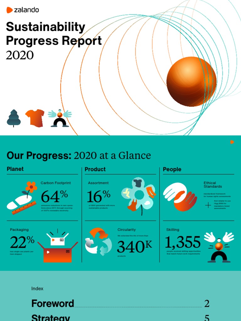 Zalando SE Sustainability Progress Report 2020 | PDF | Sustainability ...