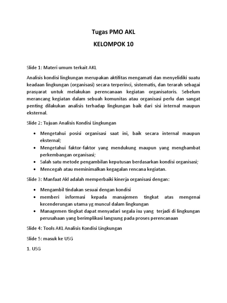 Tugas PMO AKL | PDF