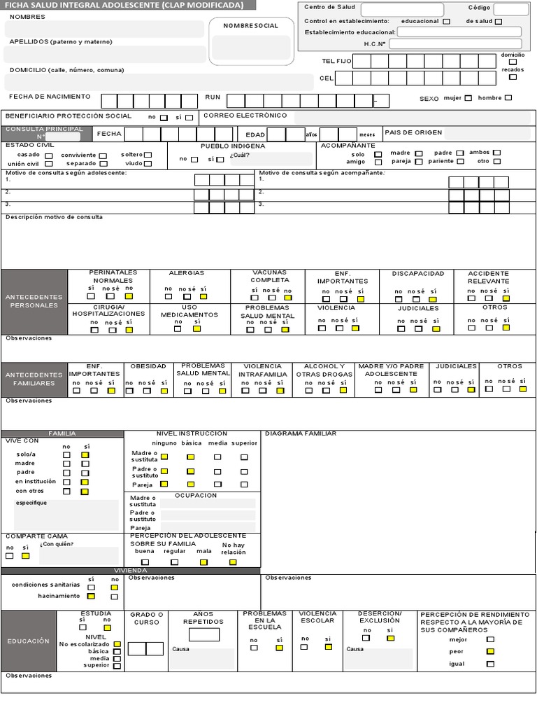 Ficha Clap | Descargar gratis PDF | Control de la natalidad | Ciencias de la Salud