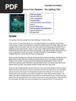 Symbolism in Percy Jackson | PDF | Rick Riordan