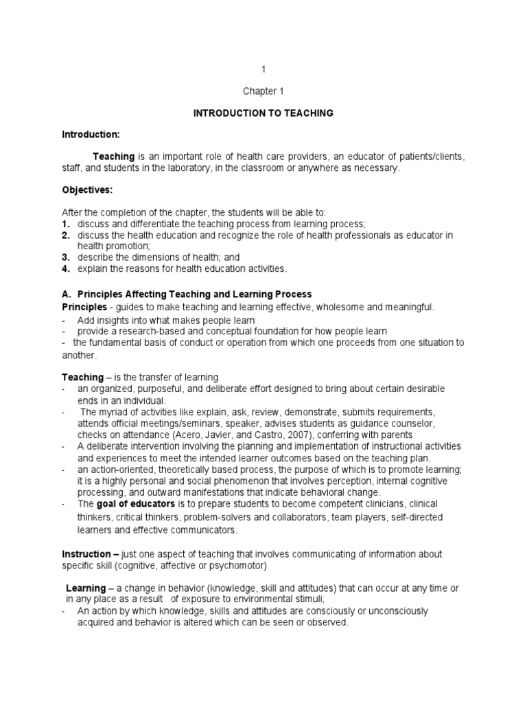 Teaching in Healthcare Settings | PDF | Learning | Teachers