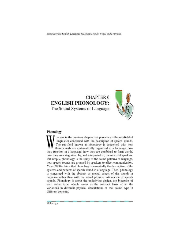 English Phonology:: The Sound Systems of Language | PDF | Phoneme ...