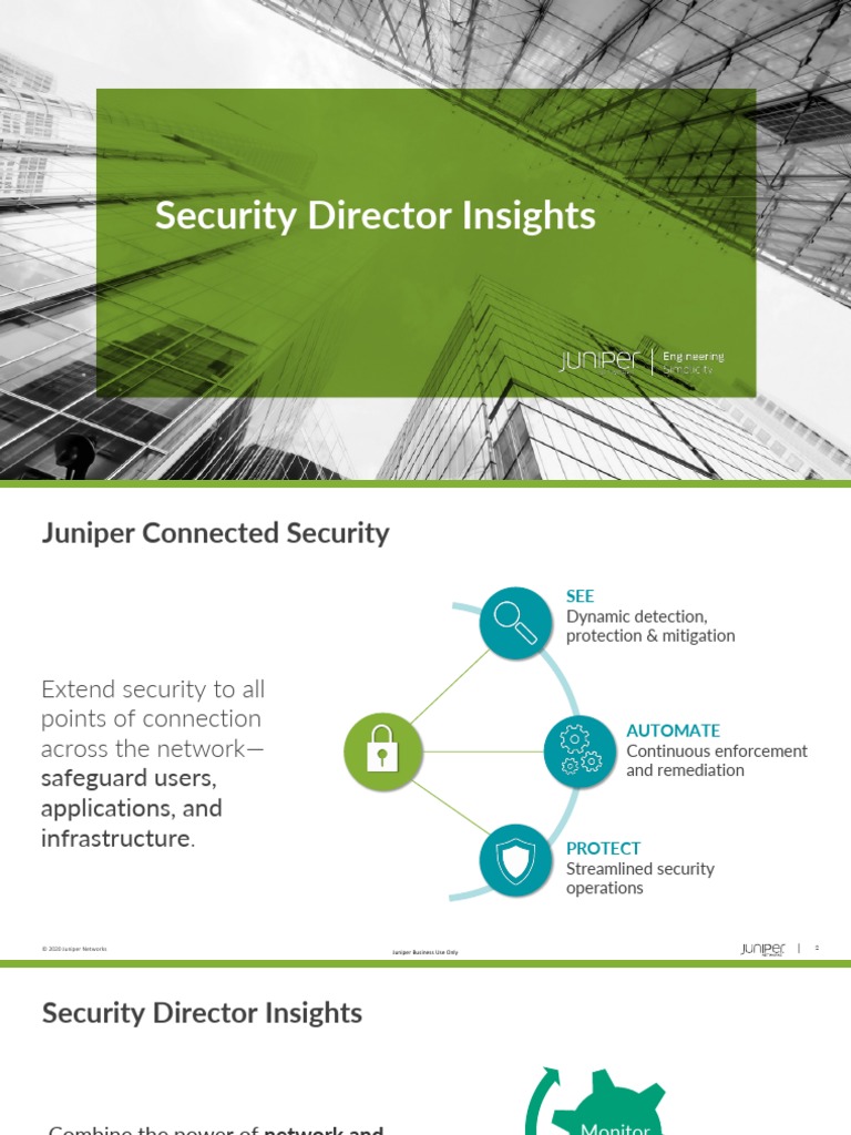 Security Director Insight | PDF | Juniper Networks | Information Technology