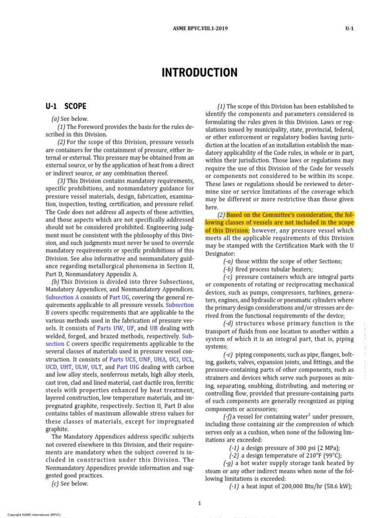 Asme Viii - Div.1 | PDF | Mechanical Engineering | Materials