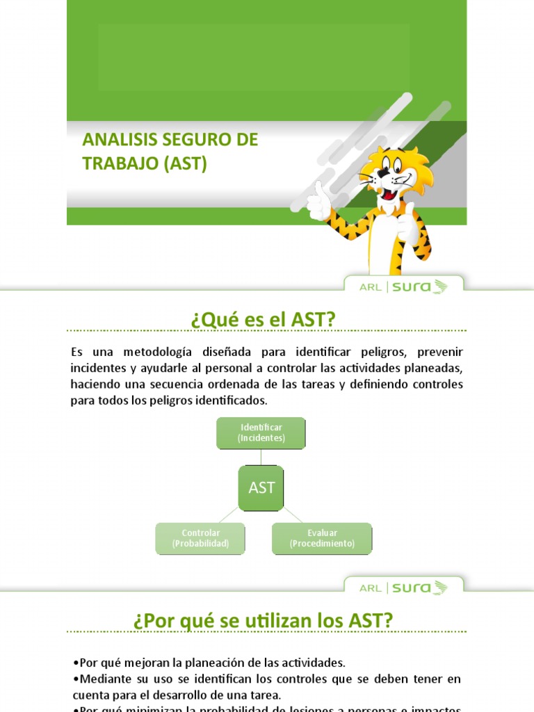 Analisis Seguro de Trabajo (Ast) | PDF | Evaluación de riesgos | Riesgo