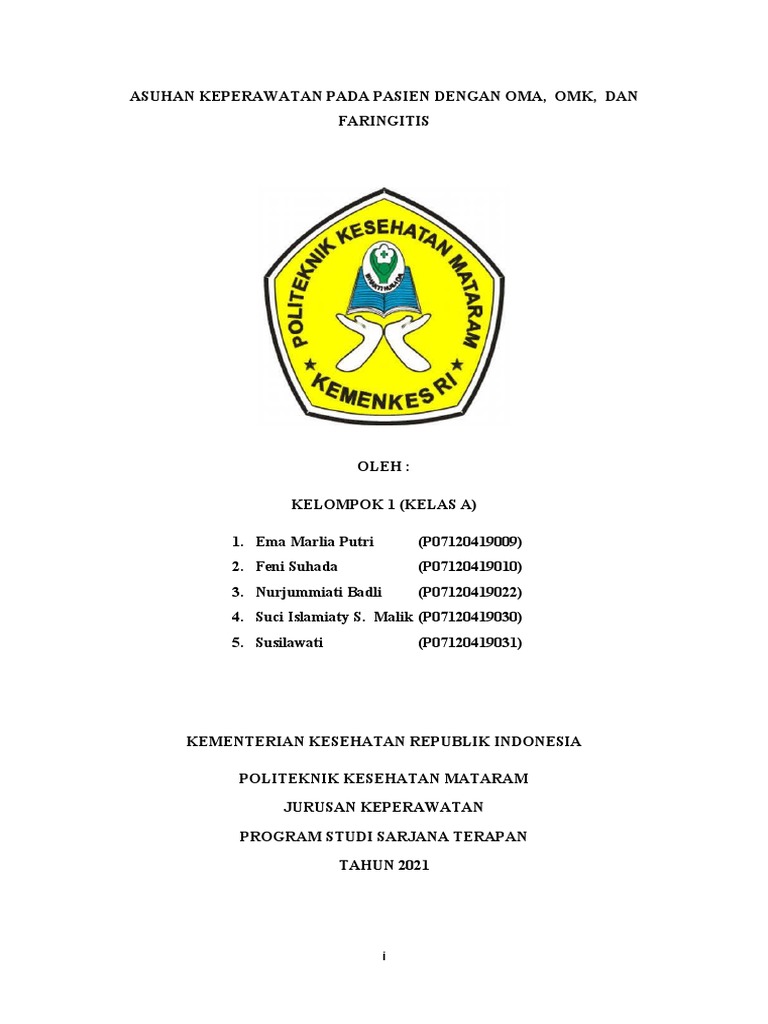 Askep OMA, OMK, Dan Faringitis | PDF