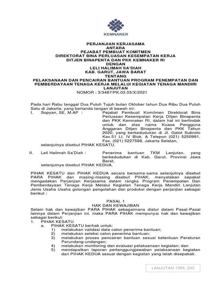 Lanjutan 1395 - 245. TKML Leli Halimah Sa Diah | PDF
