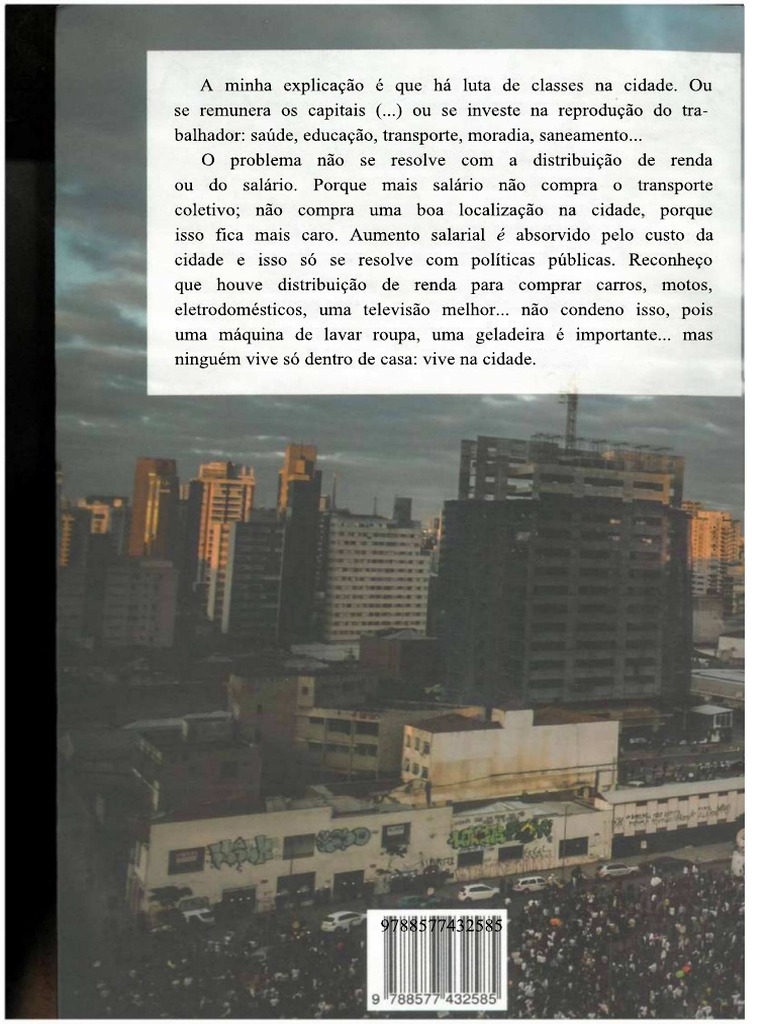Para Entender A Crise Urbana - Livro - MARICATO (2) - OCR-58 | PDF