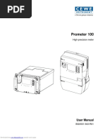 Prometer 100 User Manual (Cewe) BGX501-943-R07 | PDF | Power Supply ...