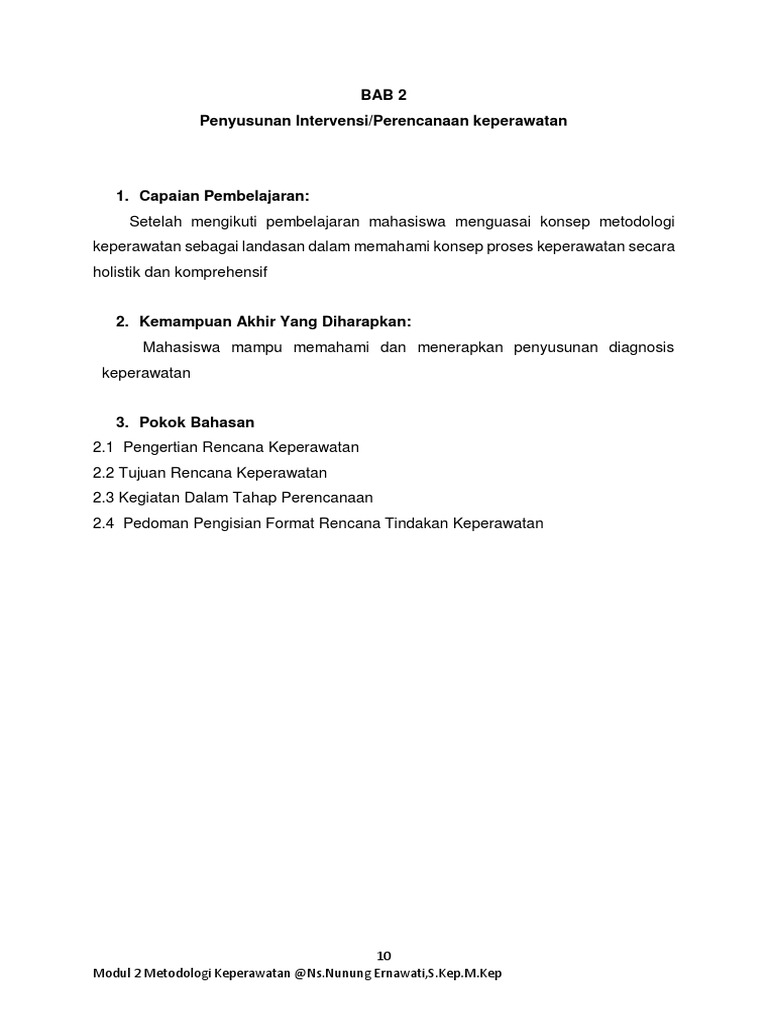 PLANNING FOR NURSING INTERVENTIONS | PDF