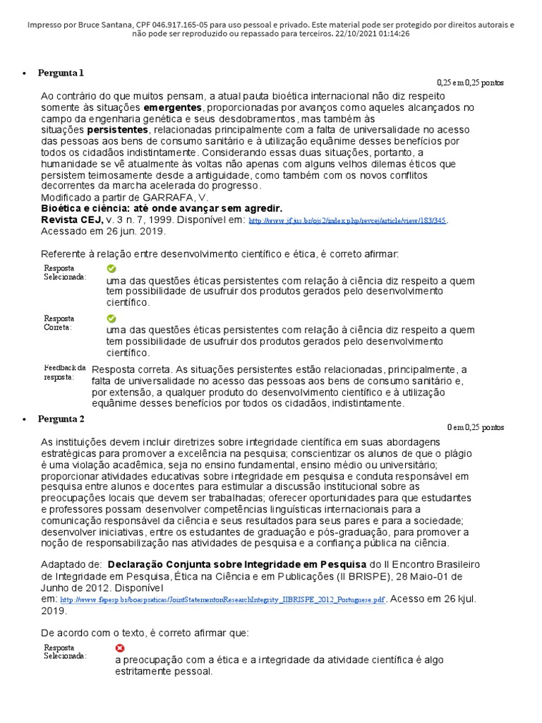 Metodologia Científica Atividade 4 Pdf Science Plágio