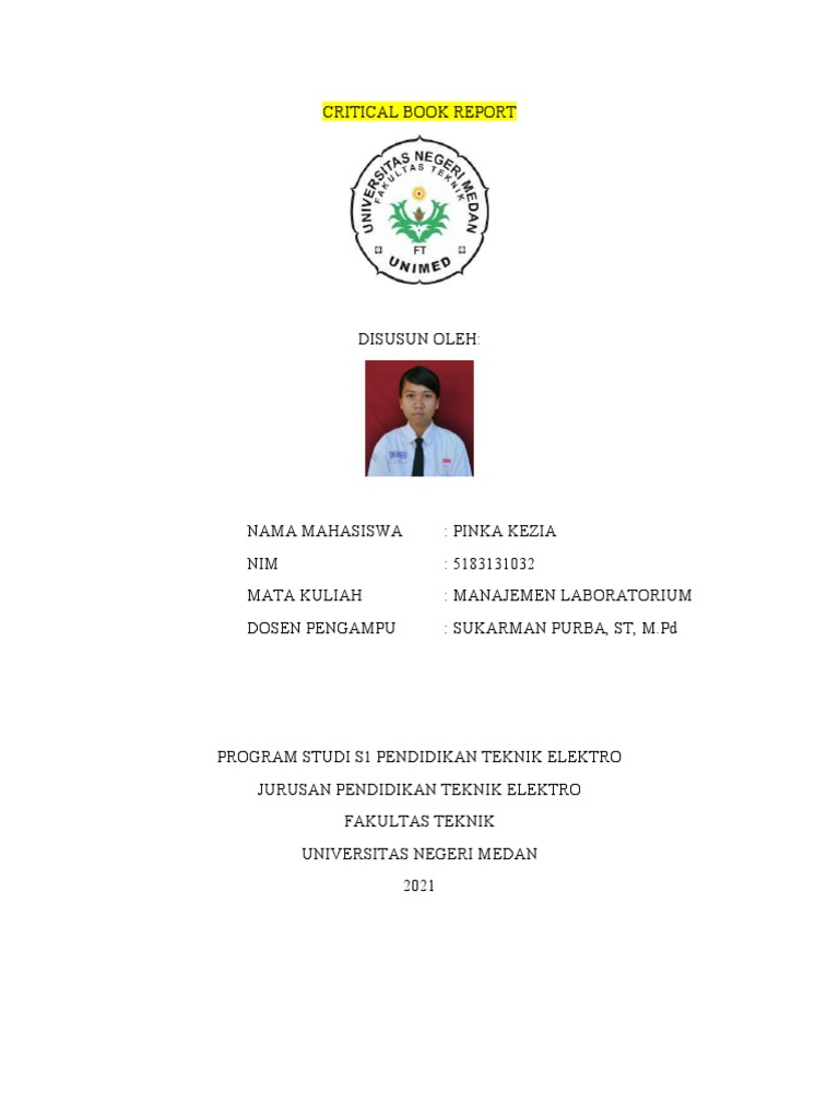 'CBR Manajemen Laboratorium Pinka Kezia | PDF