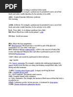 Veterinary Abbreviations and Acronyms Guide | PDF