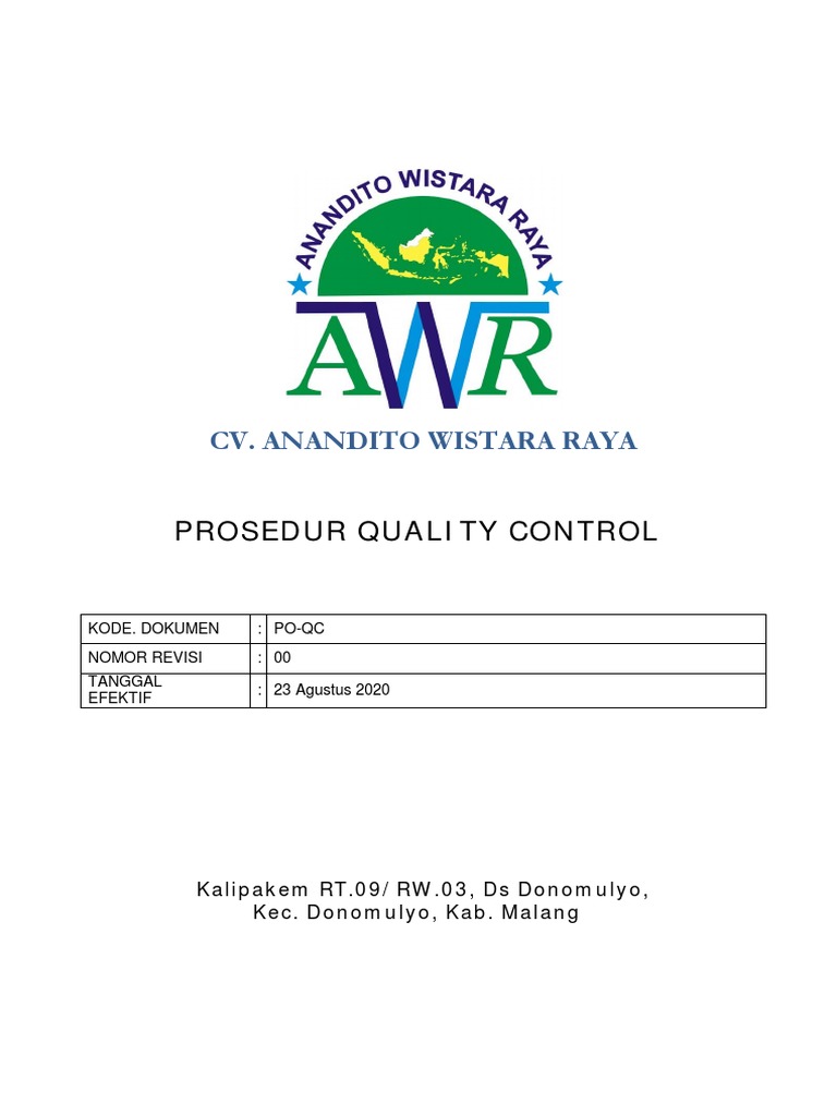 Po QC | PDF | Teknologi & Rekayasa