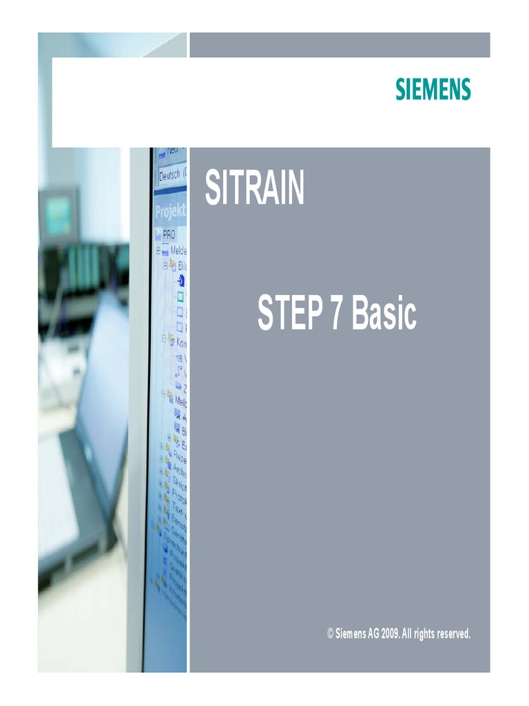 1day Plc2013 06 TIA STEP 7 Basic | PDF | User Interface | Computing