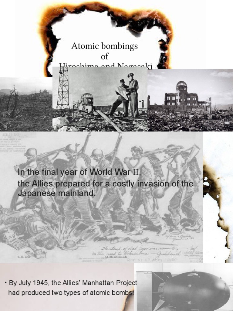 Atomic Bombings | PDF | Atomic Bombings Of Hiroshima And Nagasaki ...