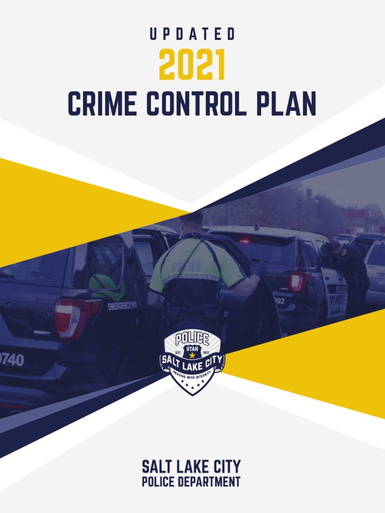 SLCPD Revised Crime Control Plan 2021 | PDF | Police | Crimes