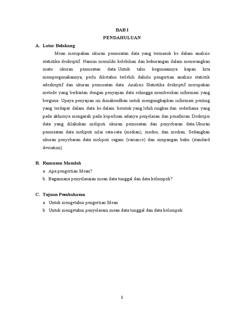 Makalah Statistik Probabilitas | PDF | Metode & Bahan Ajar
