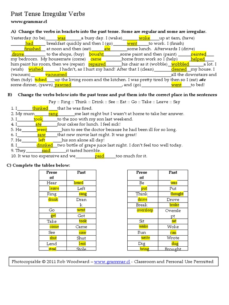 Past Simple Workshop 2 | PDF | Linguistic Morphology | Grammar